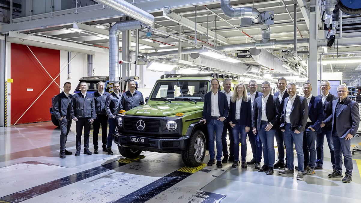 500.000. Mercedes-Benz G-Klasse: Produktionsjubiläum für eine Marken ...